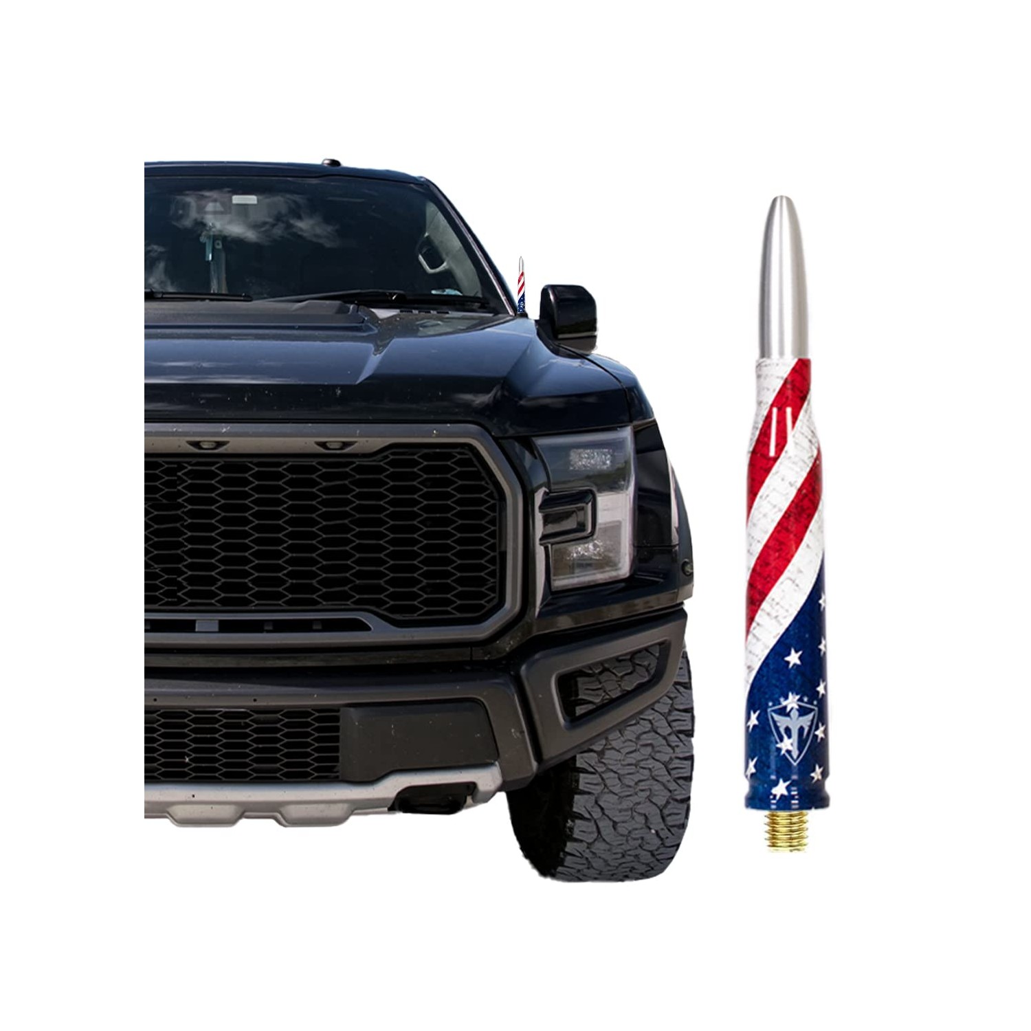 Alpha Defense Bullet Antena Pack – 1 Alpha Defense Bullet Antenna & 2 ...