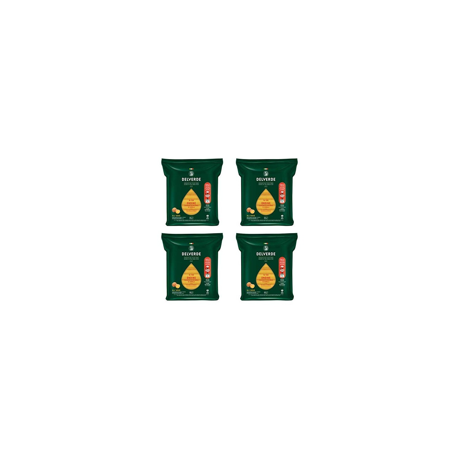 4 PACK - Delverde Artisan instant Lasagna -4 PACK-(no boil), semolina ...