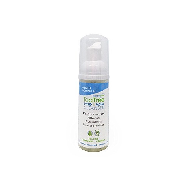Gentle Formula Tea Tree Eyelid and Facial Cleanser (50 mililiters ...