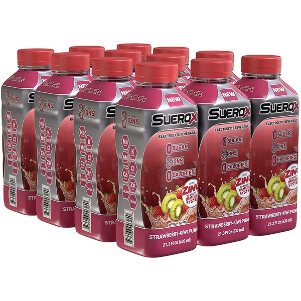 SueroX Zero Sugar Electrolyte Drink for Hydration and Recovery ...
