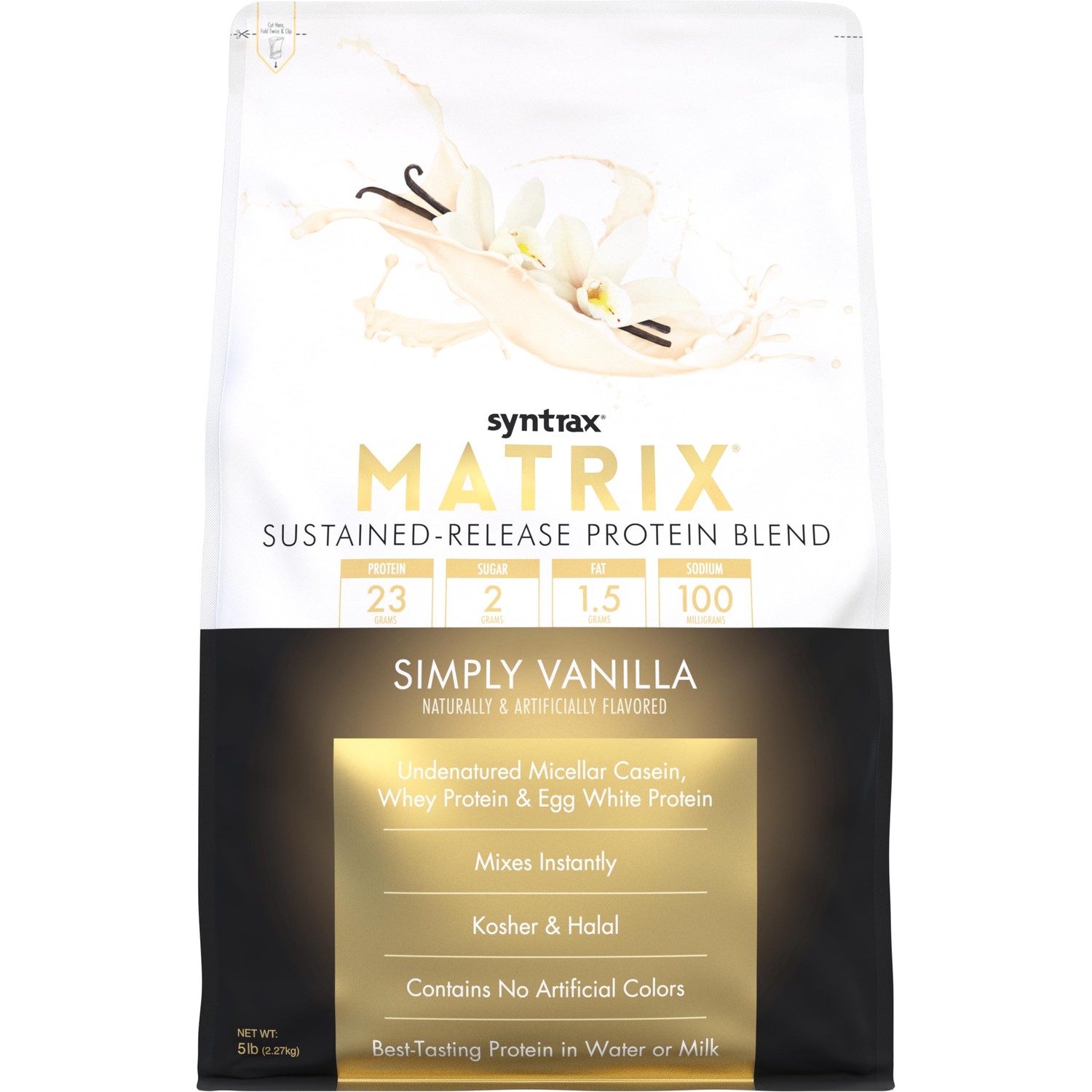 Syntrax Nutrition Matrix Protein Powder, Sustained-Release Protein ...