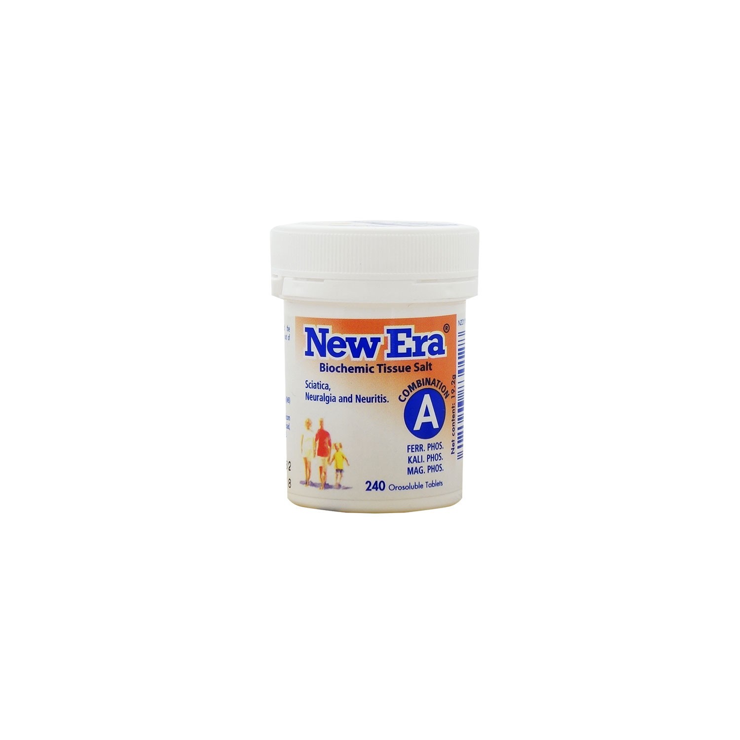 New Era Combination A: Sciatica, Neuralgia & Neuritis - 240 orosoluble tablets - ibspot.com