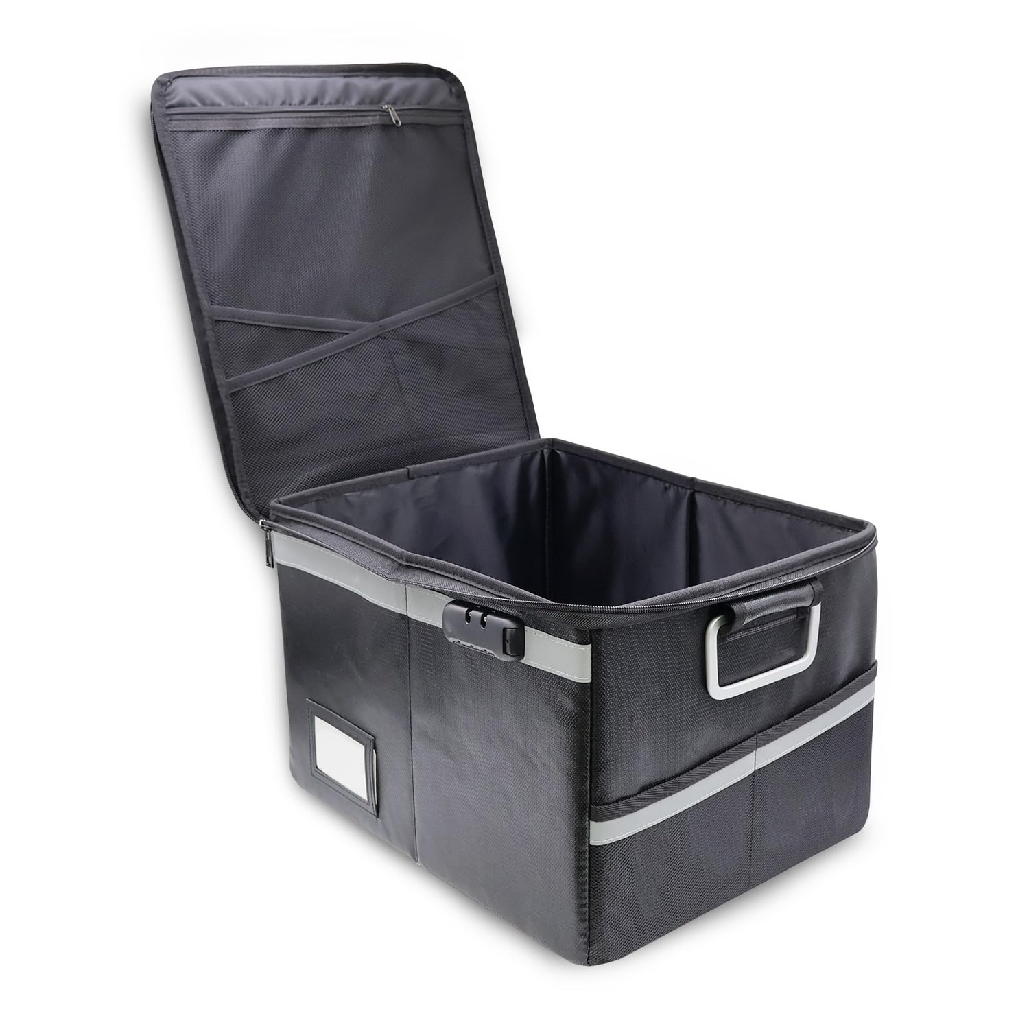 Fireproof Document Organizer Bag with Lock - Waterproof File Storage ...