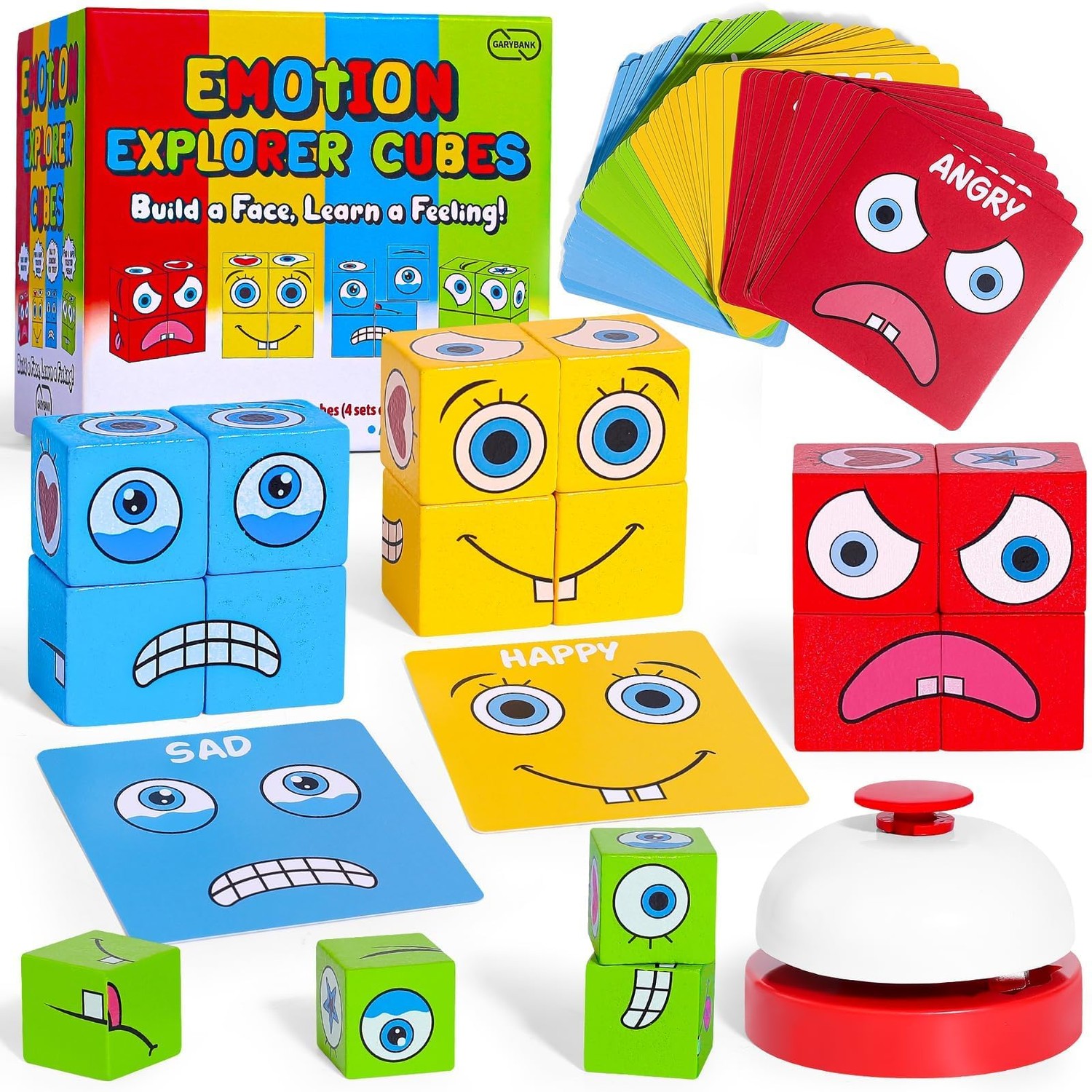 Garybank Face Cubes Games for Kids Social Emotional Learning Activities ...