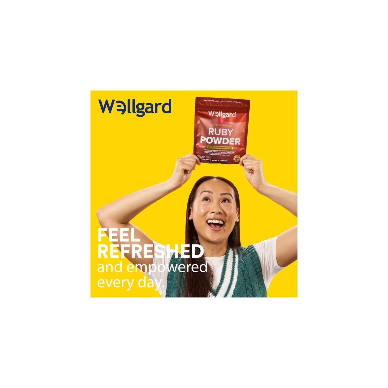 Wellgard Ruby Powder, 300g – All-in-One Super Reds Multivitamin with 49 ...