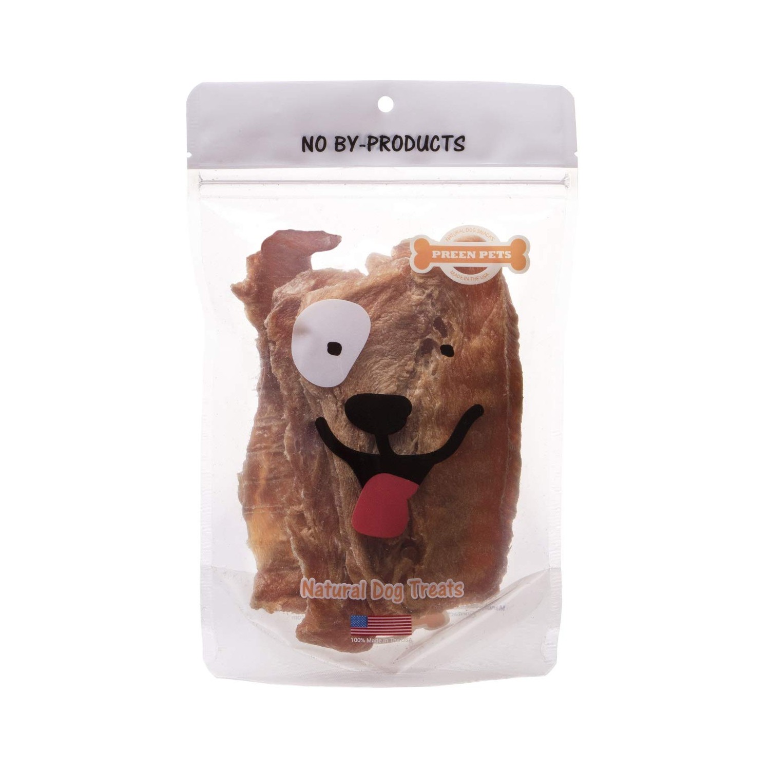 Preen Pets Chicken Breast Jerky Dog Treats - 100% USA Lean Chicken ...