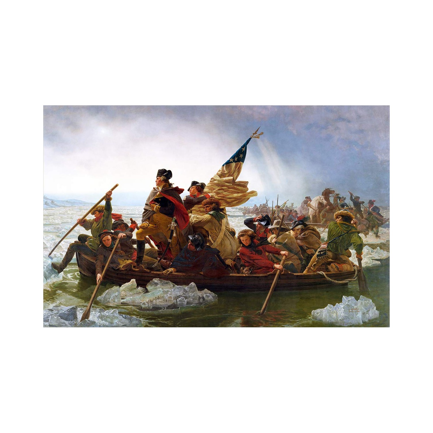 Great Images George Washington Crossing the Delaware 24x36 inch rolled ...