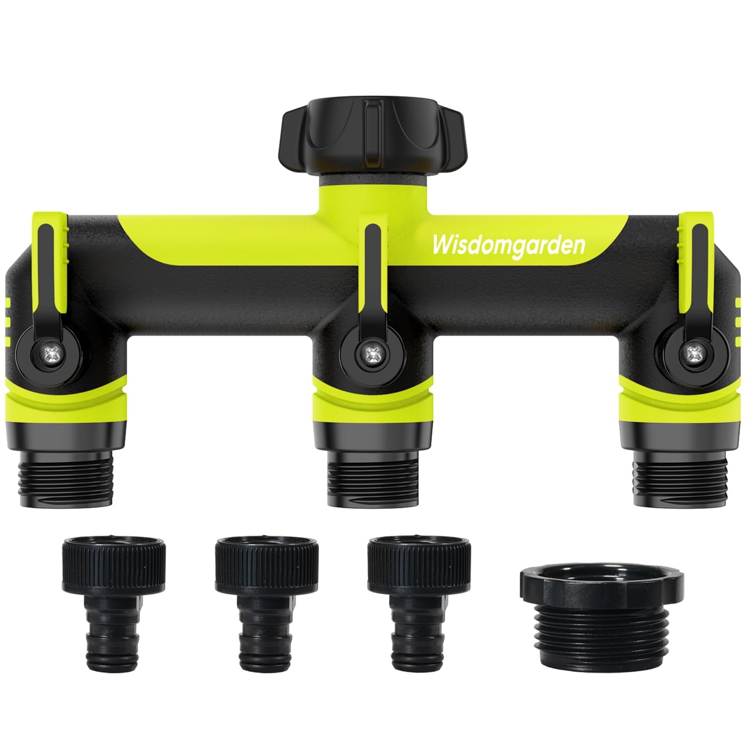 Hose Splitter 3 Way, Outside Tap Connector, Garden Hose Connector, High ...