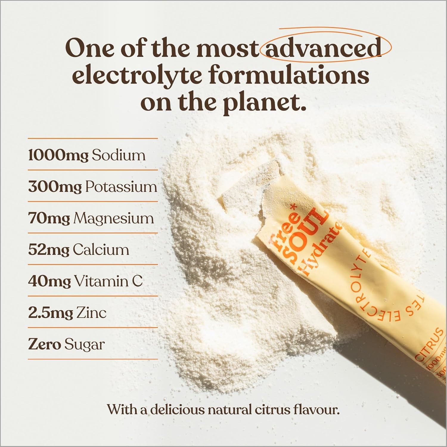Free Soul Hydrate | Electrolyte Sachets with Sodium, Magnesium, Vitamin ...