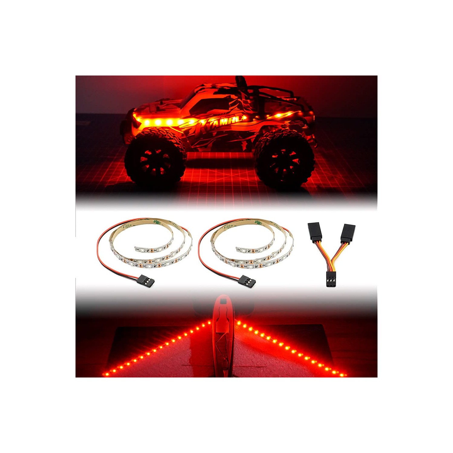 elechawk LED Light Strip for RC Fixed Wing Airplane Flying Wing Plane ...