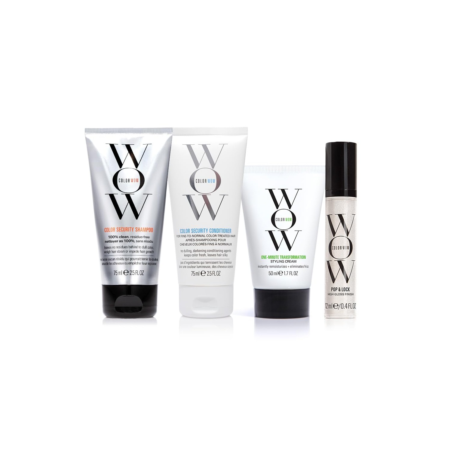 COLOR WOW COLOR WOW Quick Frizz Fixes! Travel Kit C Includes Shampoo ...