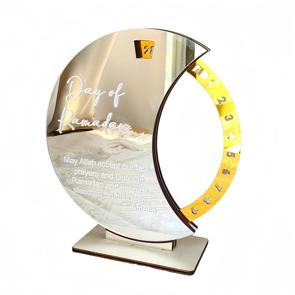 2025 Ramadan Decorations for Home, Ramadan Countdown Calendar, Acrylic ...