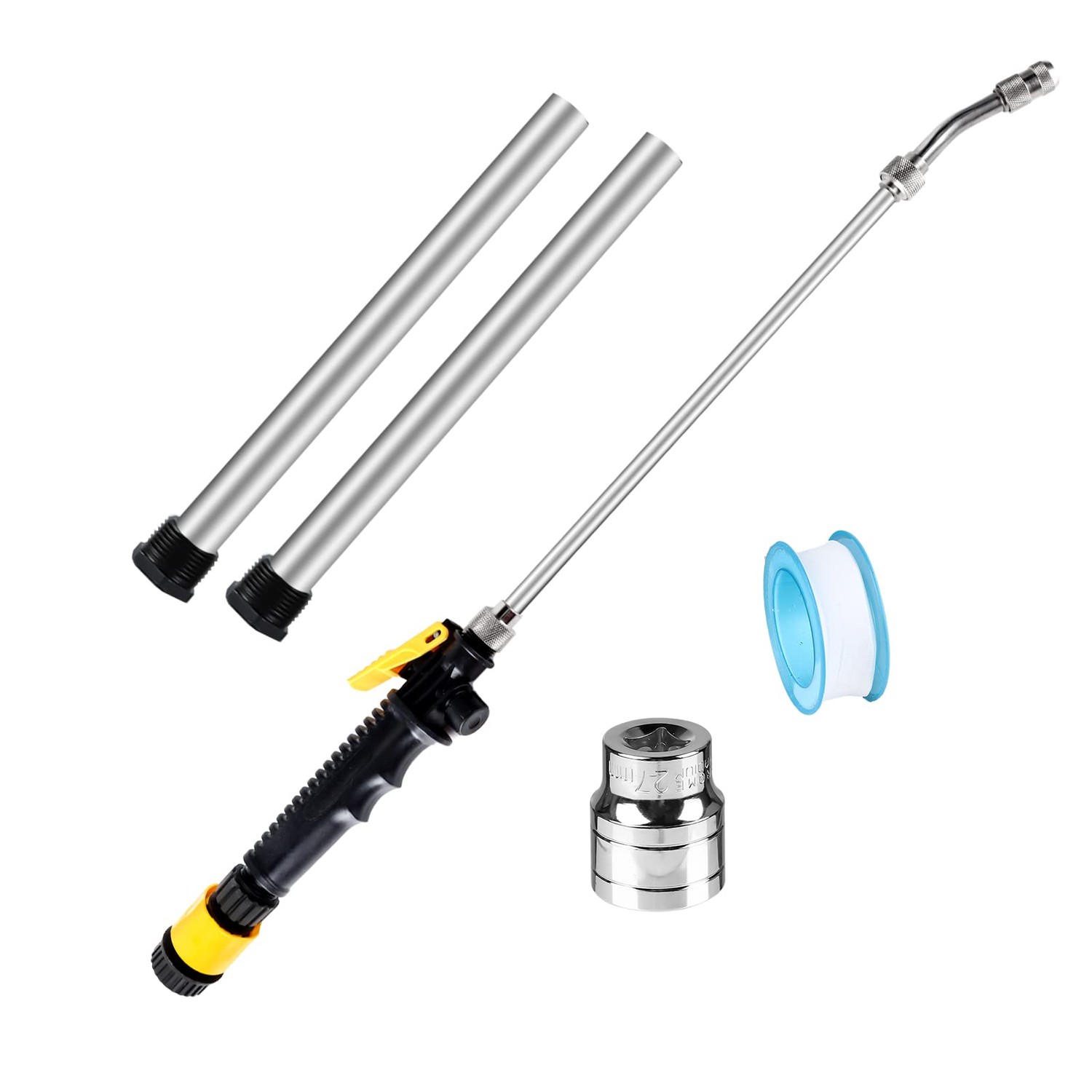 5 Pack RV Water Heater Anode Rod & RV Water Heater Flush Wand with Hex ...