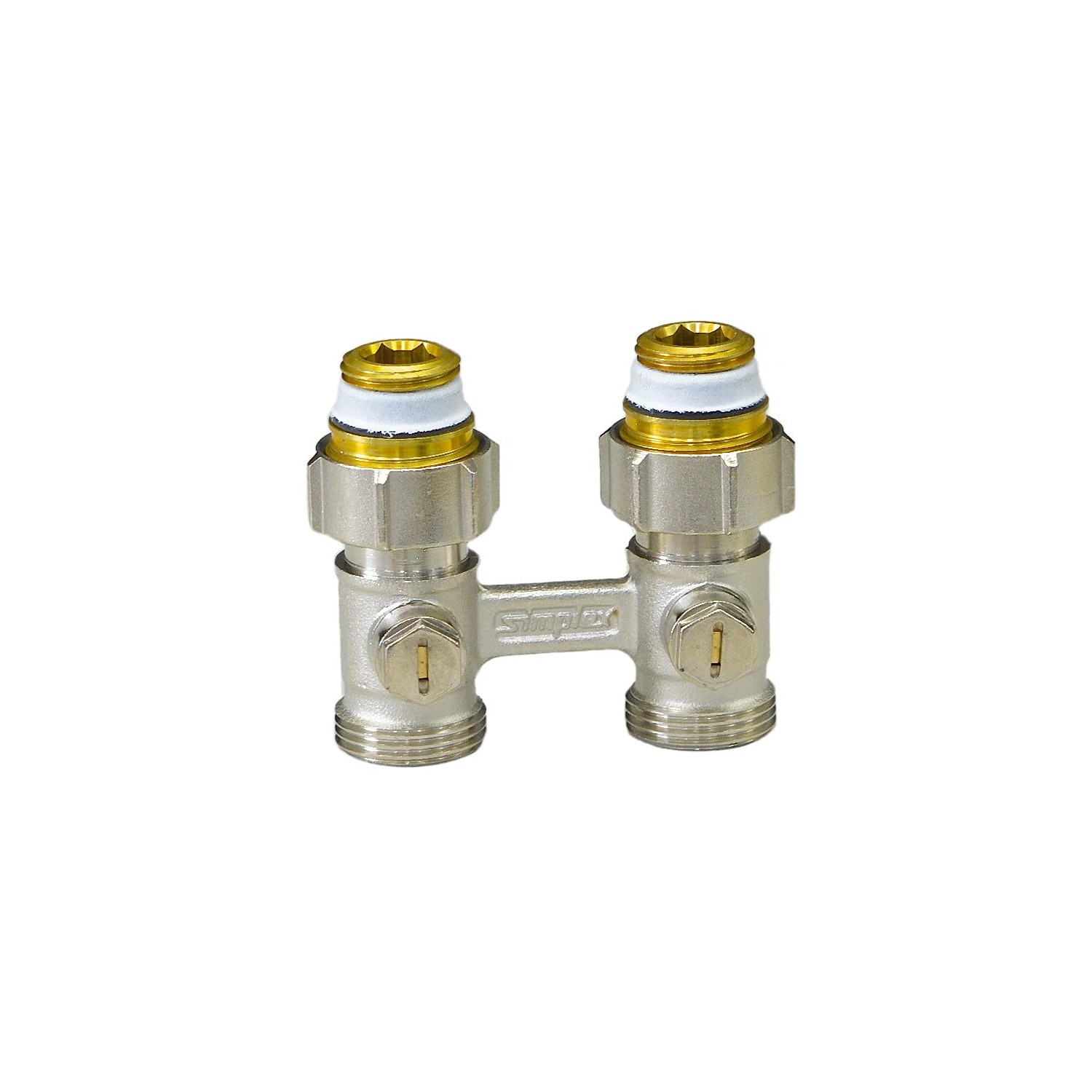 Simplex F10010 Two-Tube Tap Block Exclusive D1/50 G 3⁄4 Inch M x G 1/2 ...