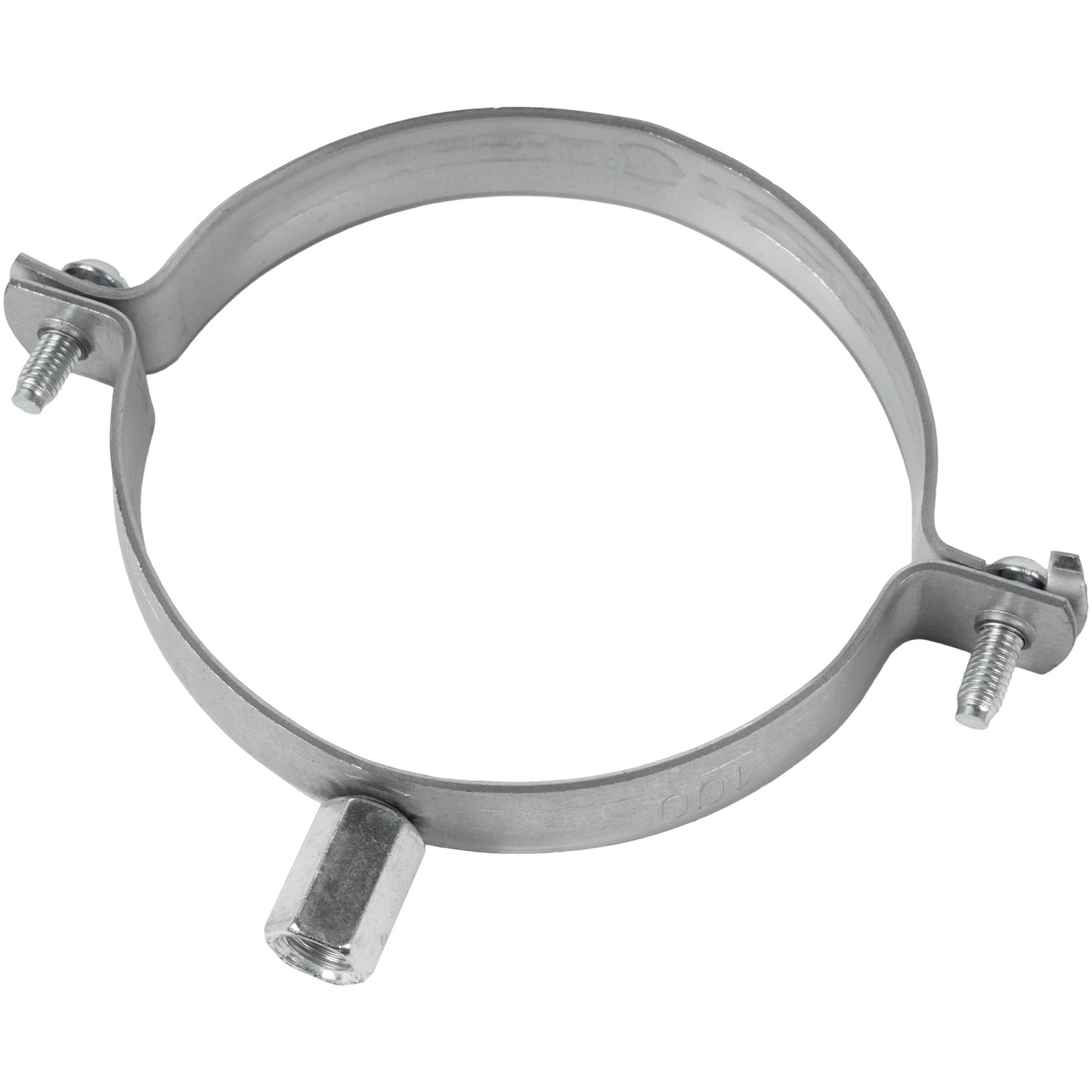 HVAC OV 5" Inch Galvanized Steel Duct Clamp - Metal Pipe Hanger - Rigid ...