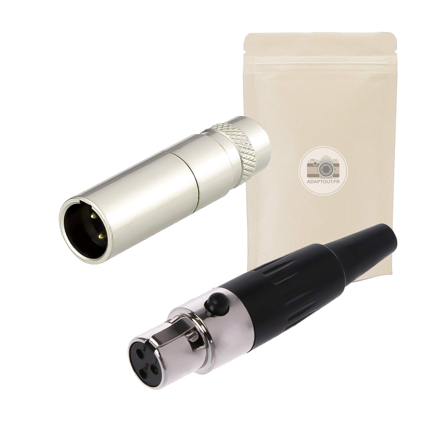 X2 Mini Pto XLR: 1 Female + 1 Male Soldering Plug Welding Audio for ...