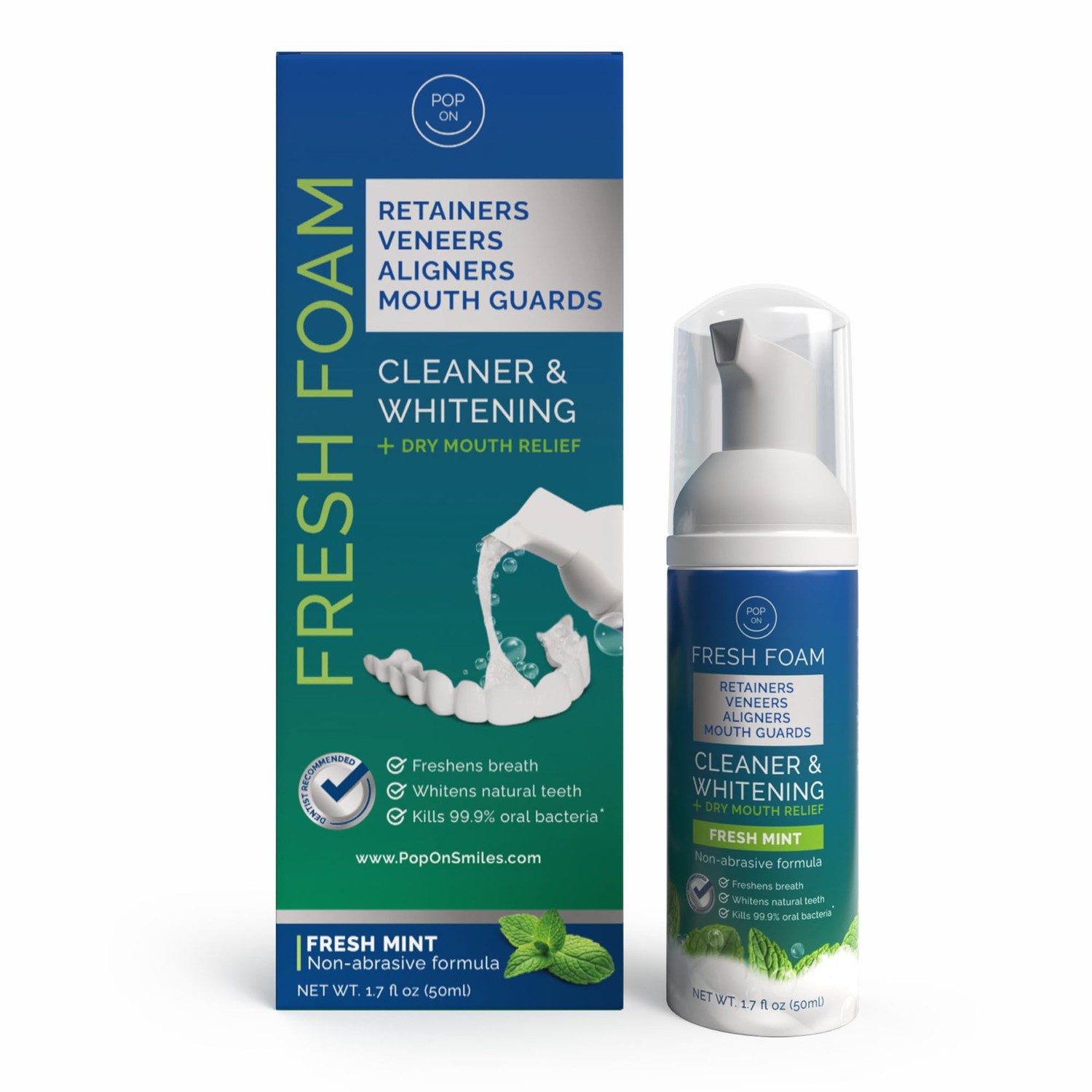 Aligner Fresh Foam Whitening & Retainer Cleaning Foam for Invisalign ...