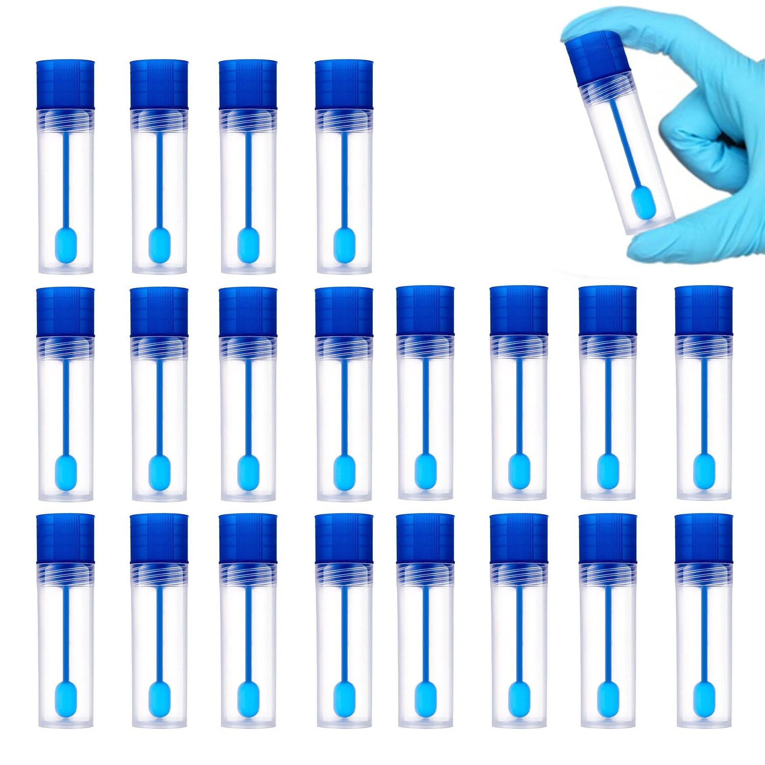 Pack of 20 chair sample tubes, poop sample tubes, sample tubes, dog ...