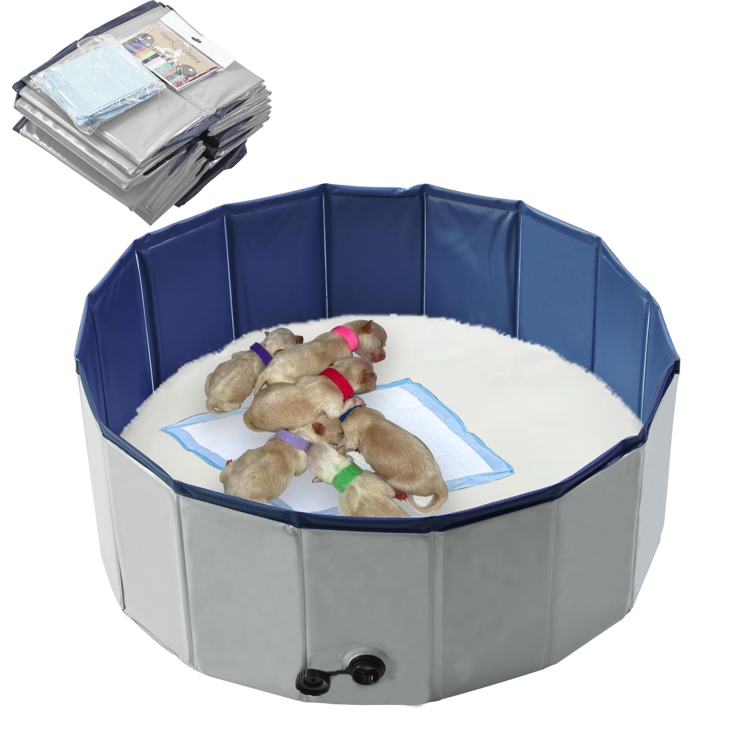 Artilife Dog Whelping Box,Dog Whelping Box Pool,Whelping Box for Dogs ...