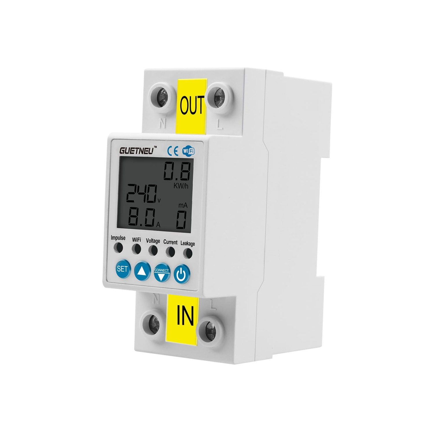 GUETNEU Smart WiFi Circuit Breaker - AC 110V 63A, Multi-Function ...