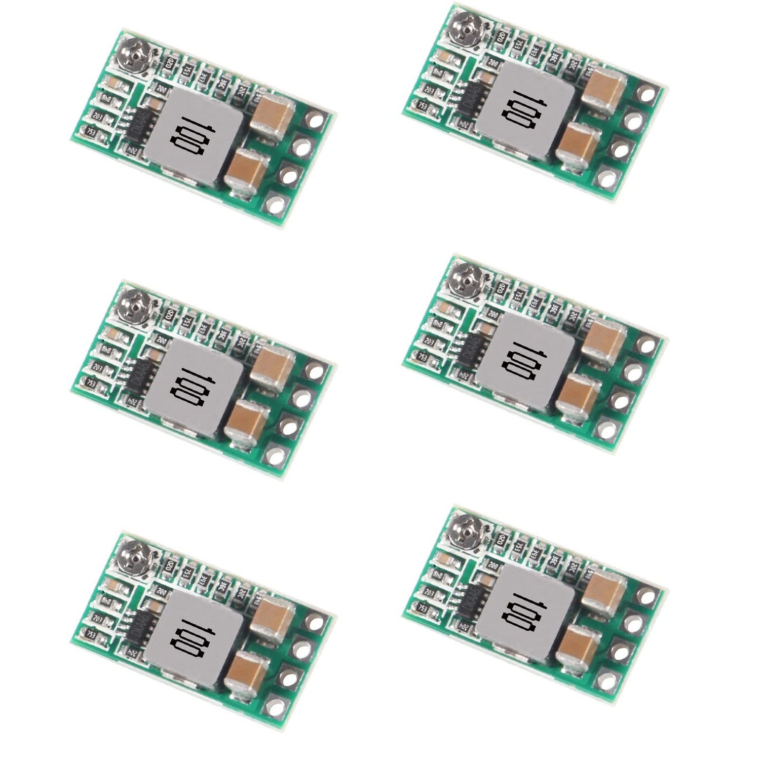 AITIAO 6Pcs Mini Voltage Reducer 5V Regulator Module DC 4.5-24V 12V 24V ...