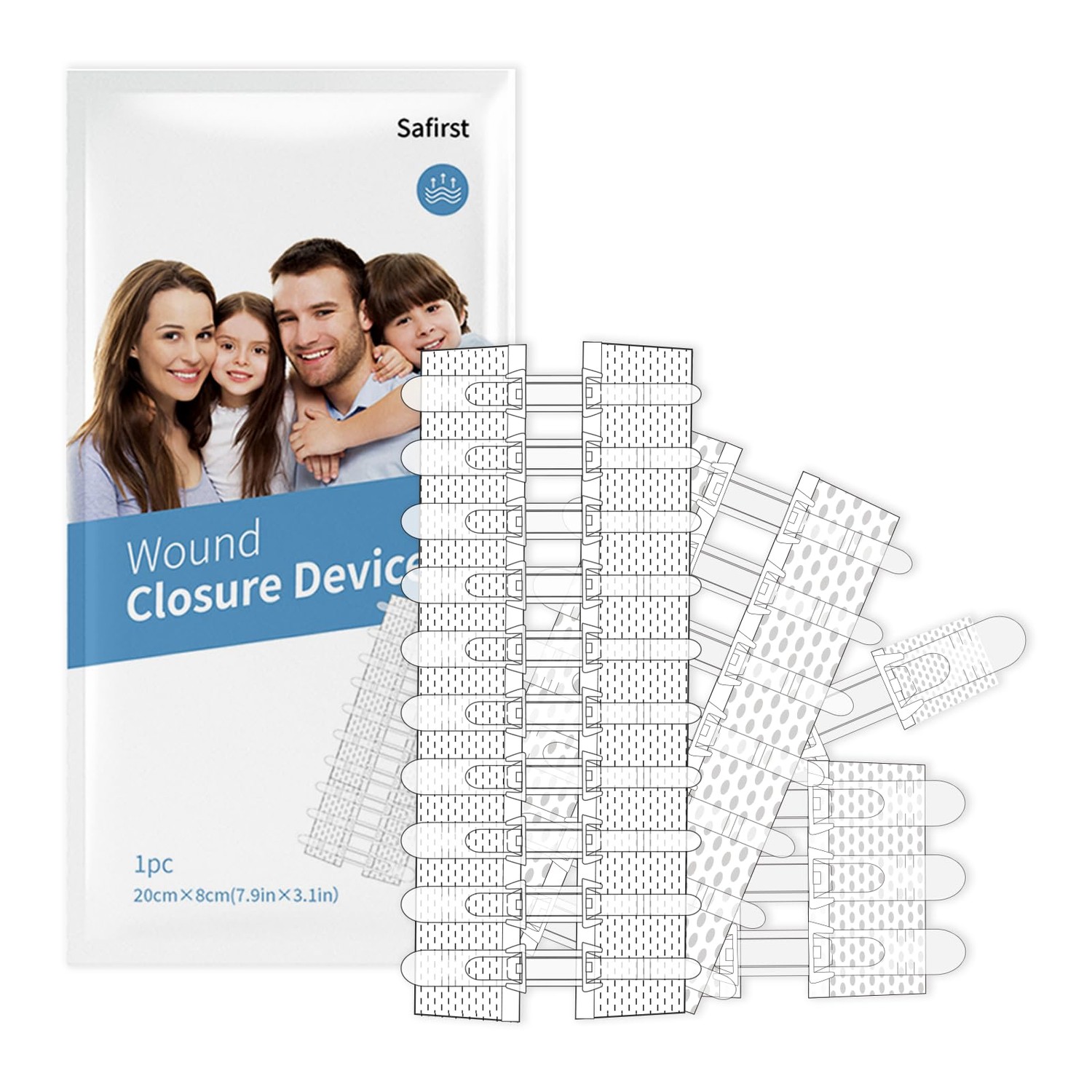 Wound Closure Strips Zip Stitch Sutures Butterfly Bandaids Emergency ...