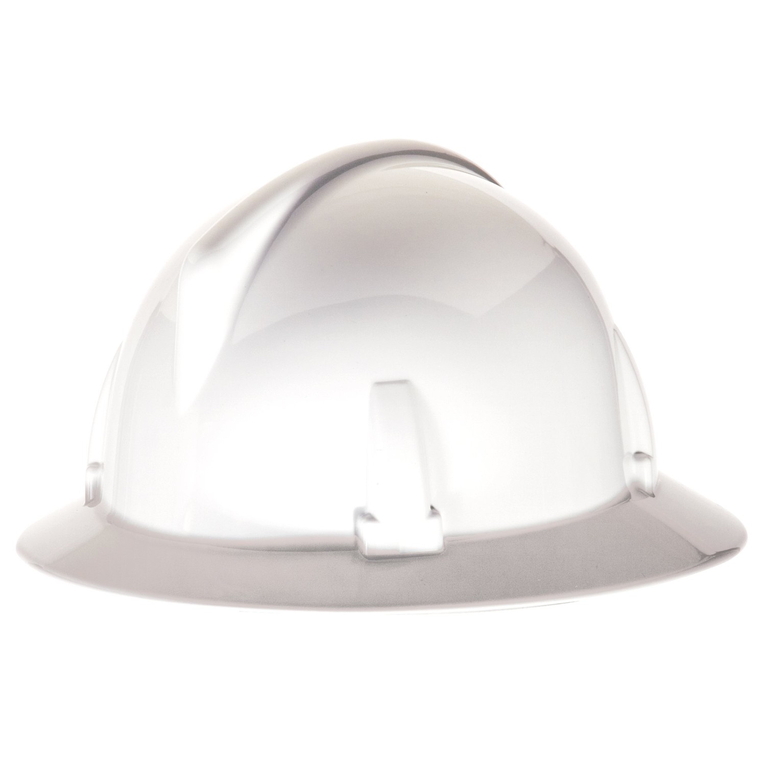 MSA 454719 Topgard Full Brim Safety Hard Hat with 1-Touch Suspension ...