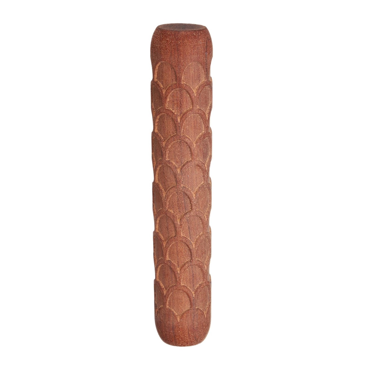 sourcing map Wood Clay Roller Fish Scales Pattern Modeling 5-Inch/12cm ...