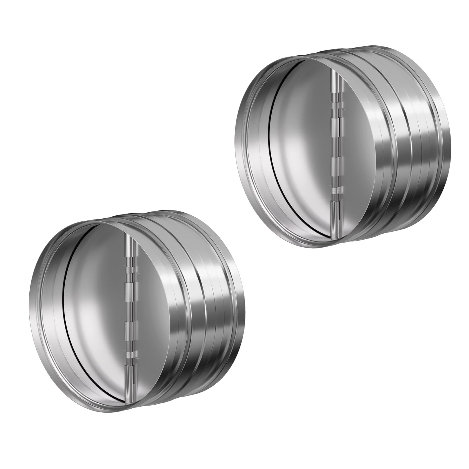 [Upgraded] Hon&Guan Duct Damper 6 inch, Backdraft Damper One-Way ...
