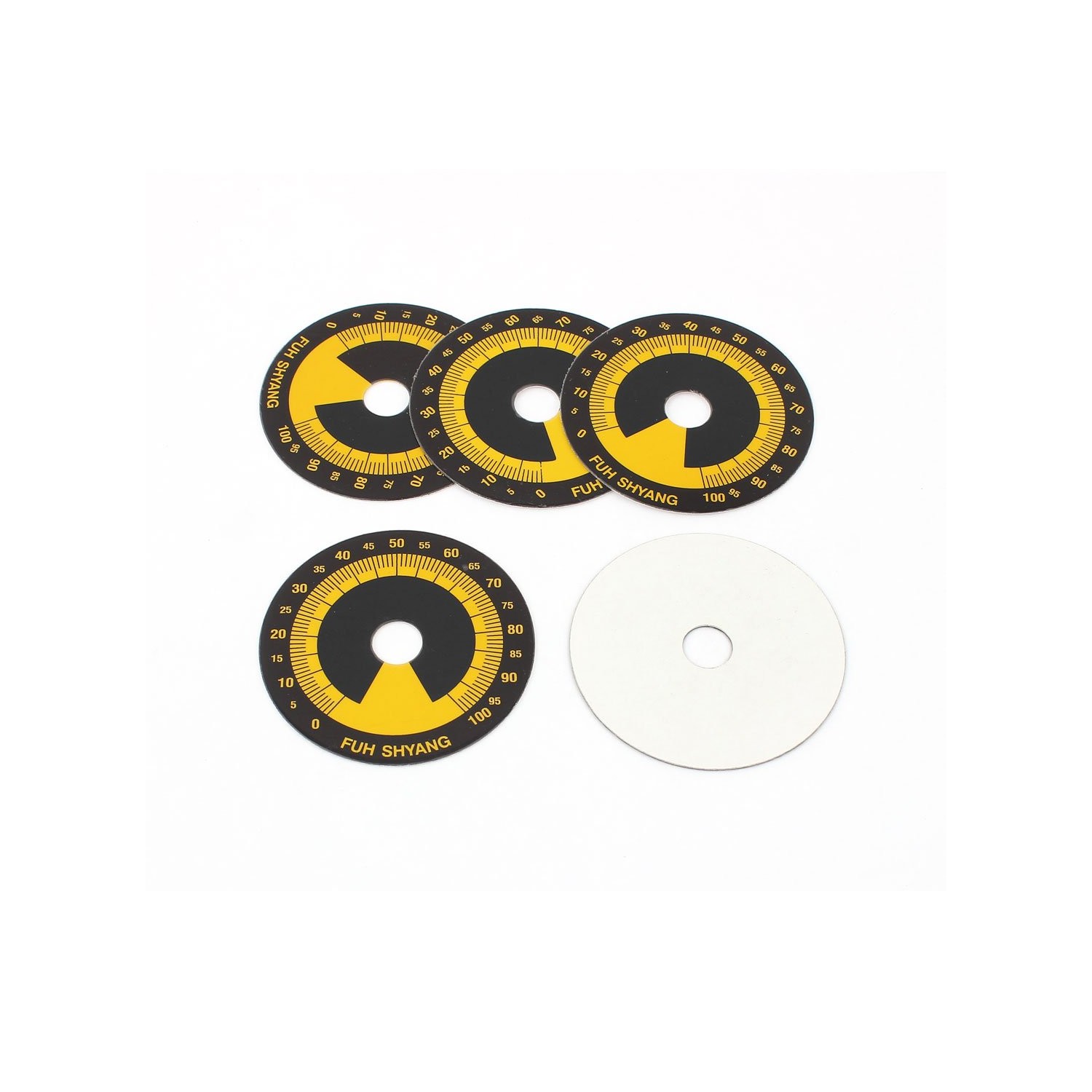 uxcell Rheostat Transformer Potentiometer 0-100 Control Dial Face Plate ...
