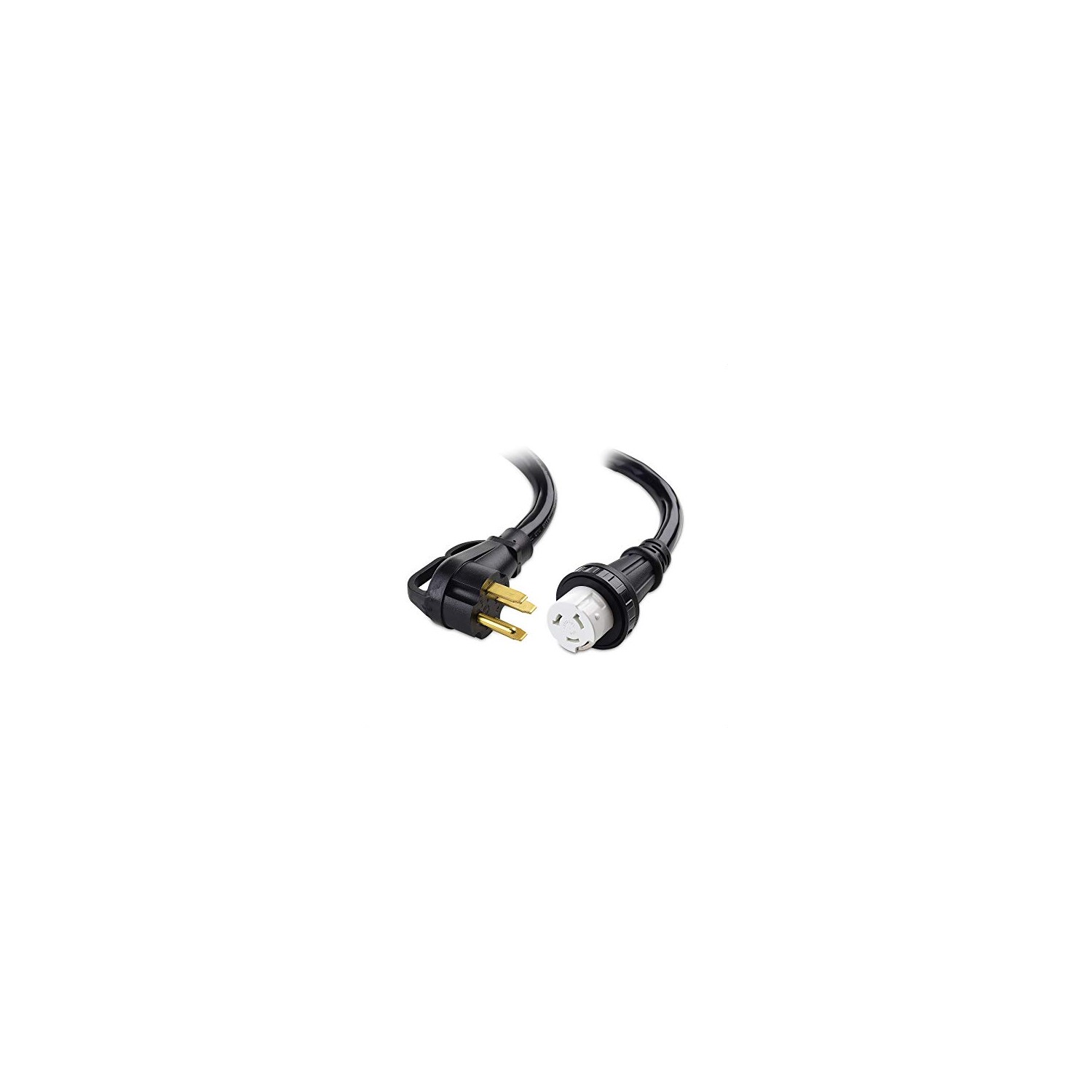Cable Matters 4 Prong 50 AMP RV Adapter Cable 10 ft (50 AMP Twist Lock ...