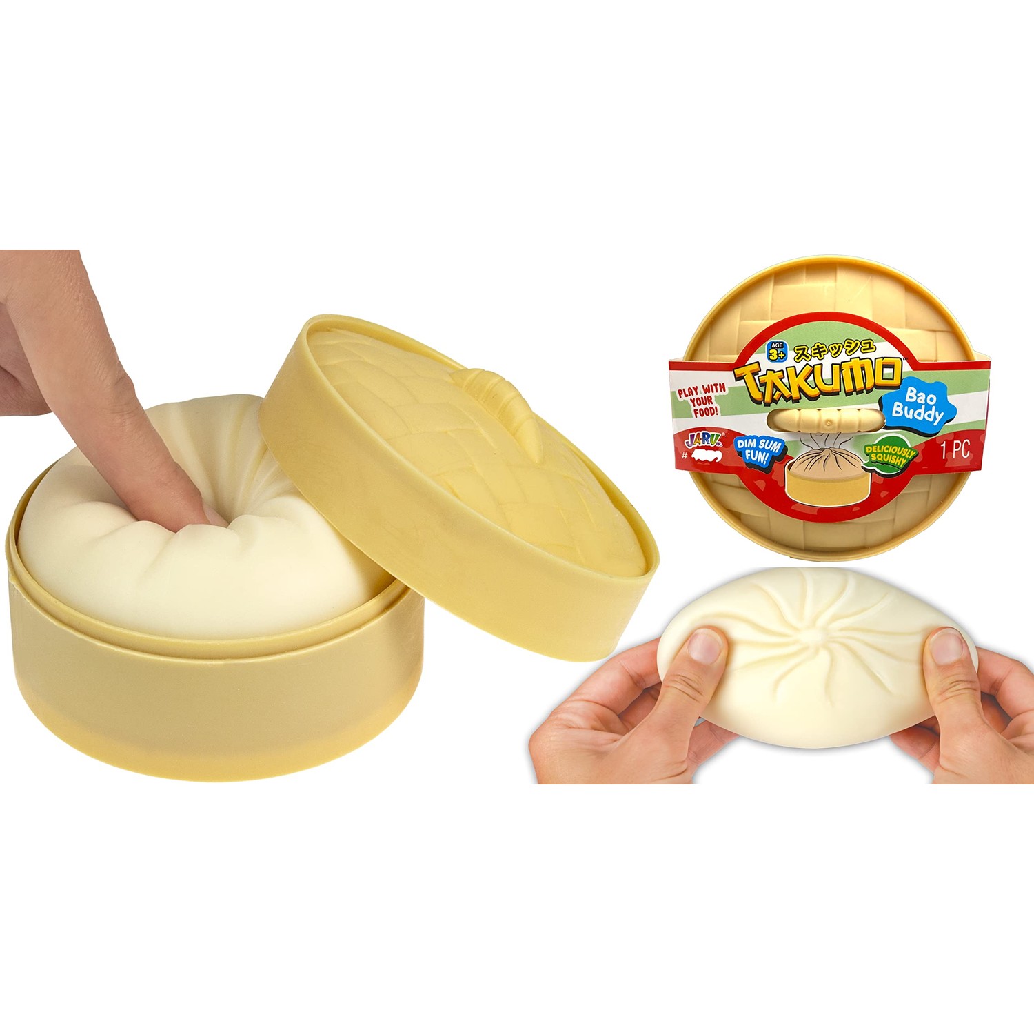 Takumo Dumpling Squishy Stress Ball (6 Units) Fidget Toy Dough Ball ...