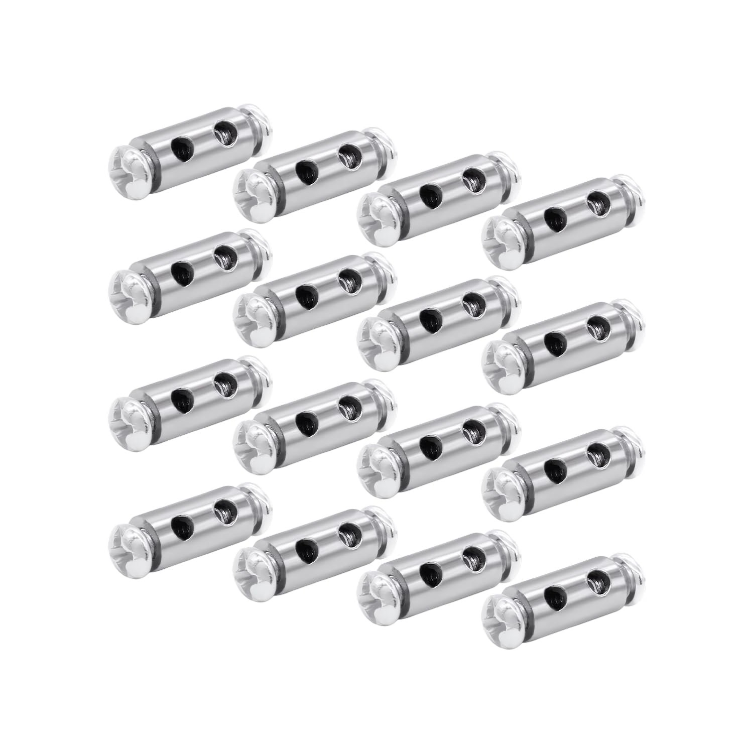 OQKAHIV Set of 16 Wire Rope Clips with Screw Caps for 1-2mm Cable and ...