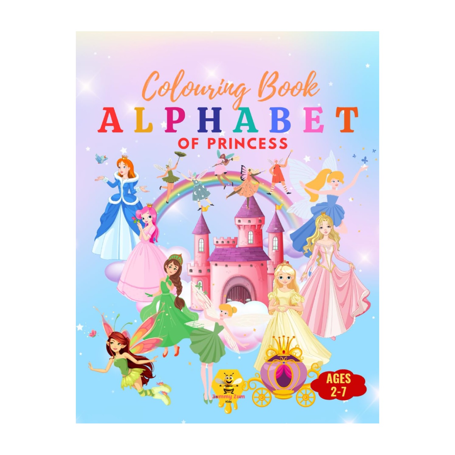 Princess ABCs: An Alphabet Coloring Adventure: Discover the Magical ...