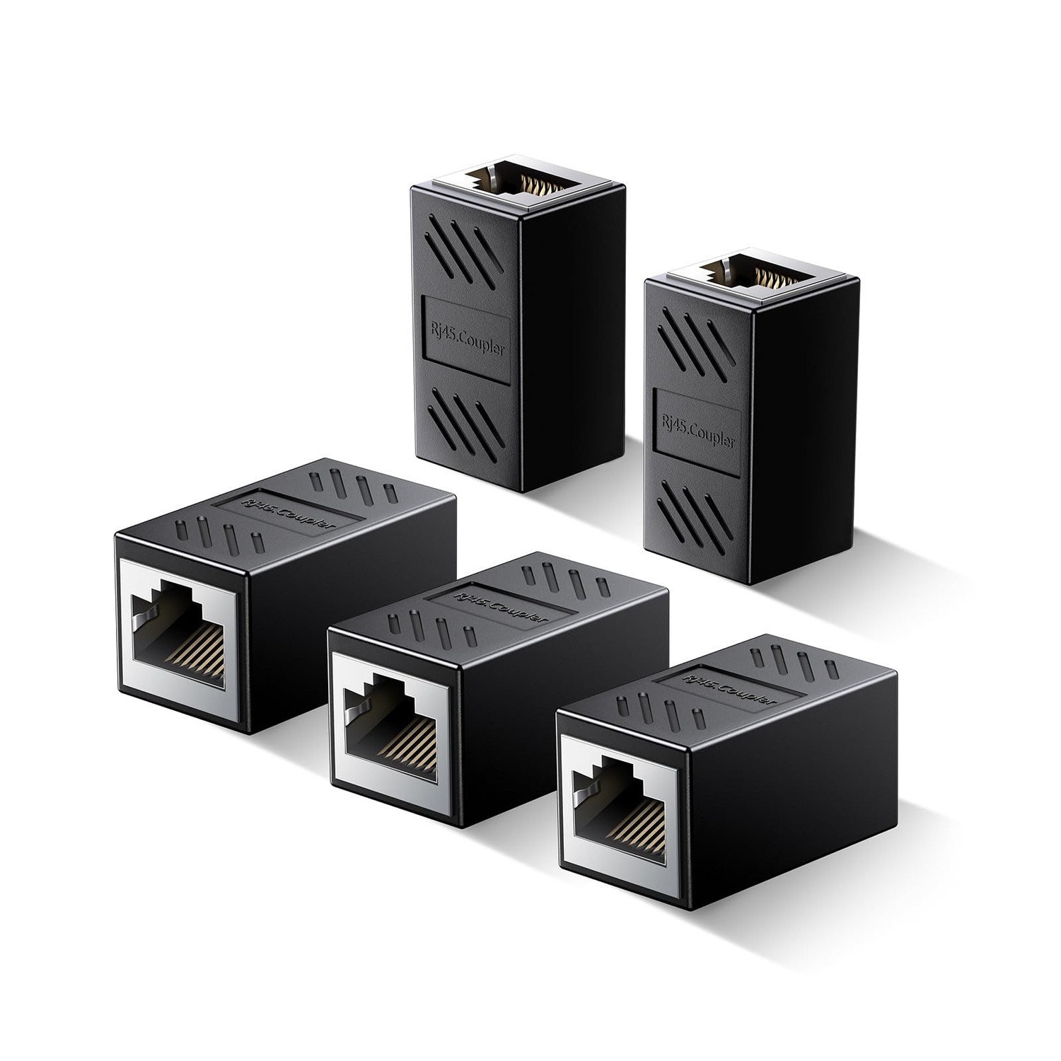 Ethernet Coupler, 5 Pack 1000Mbps High Speed Ethernet Extender for Cat7 ...