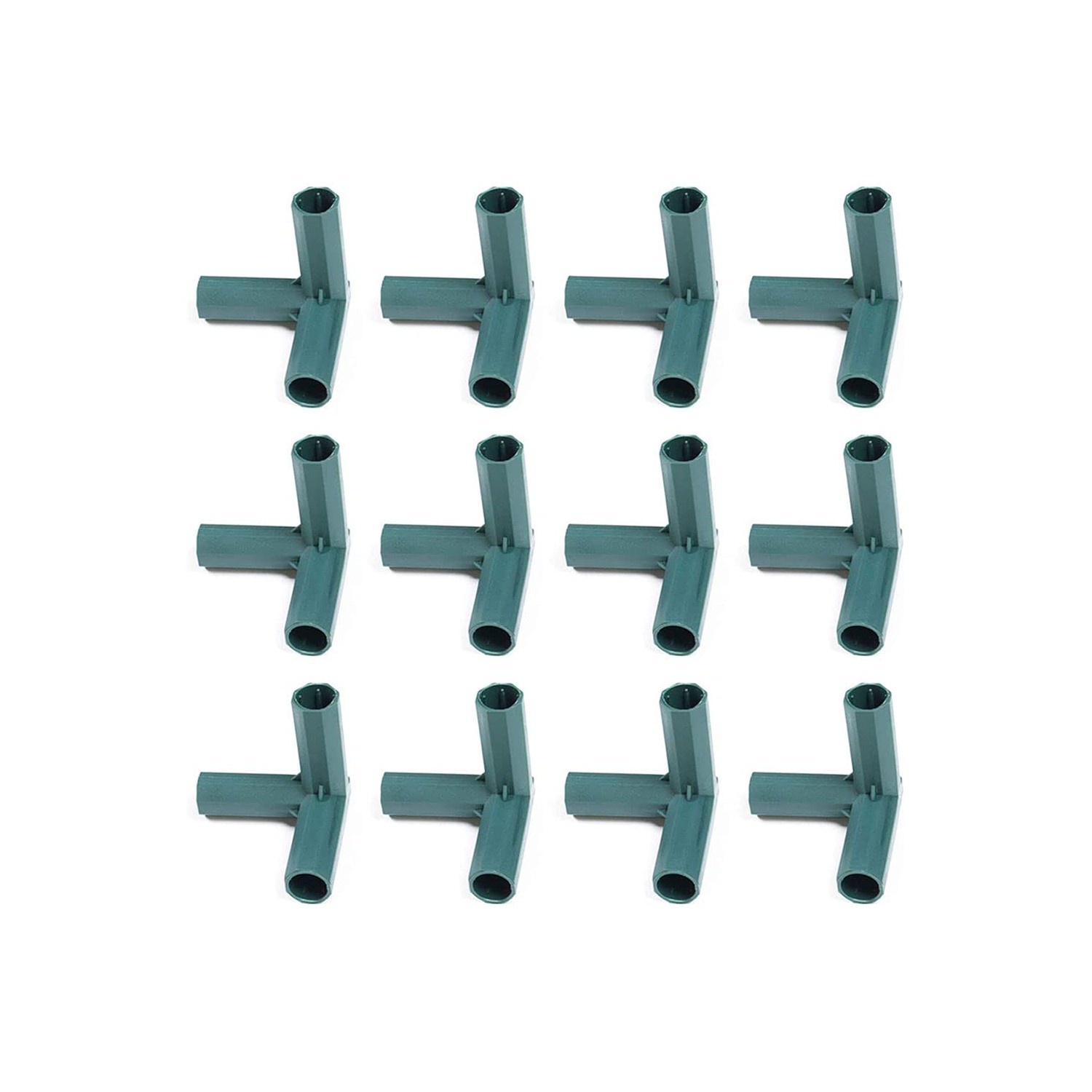 ANCLLO 10Pcs 3 Way 16mm PVC Fitting Build Heavy Duty Greenhouse Frame ...