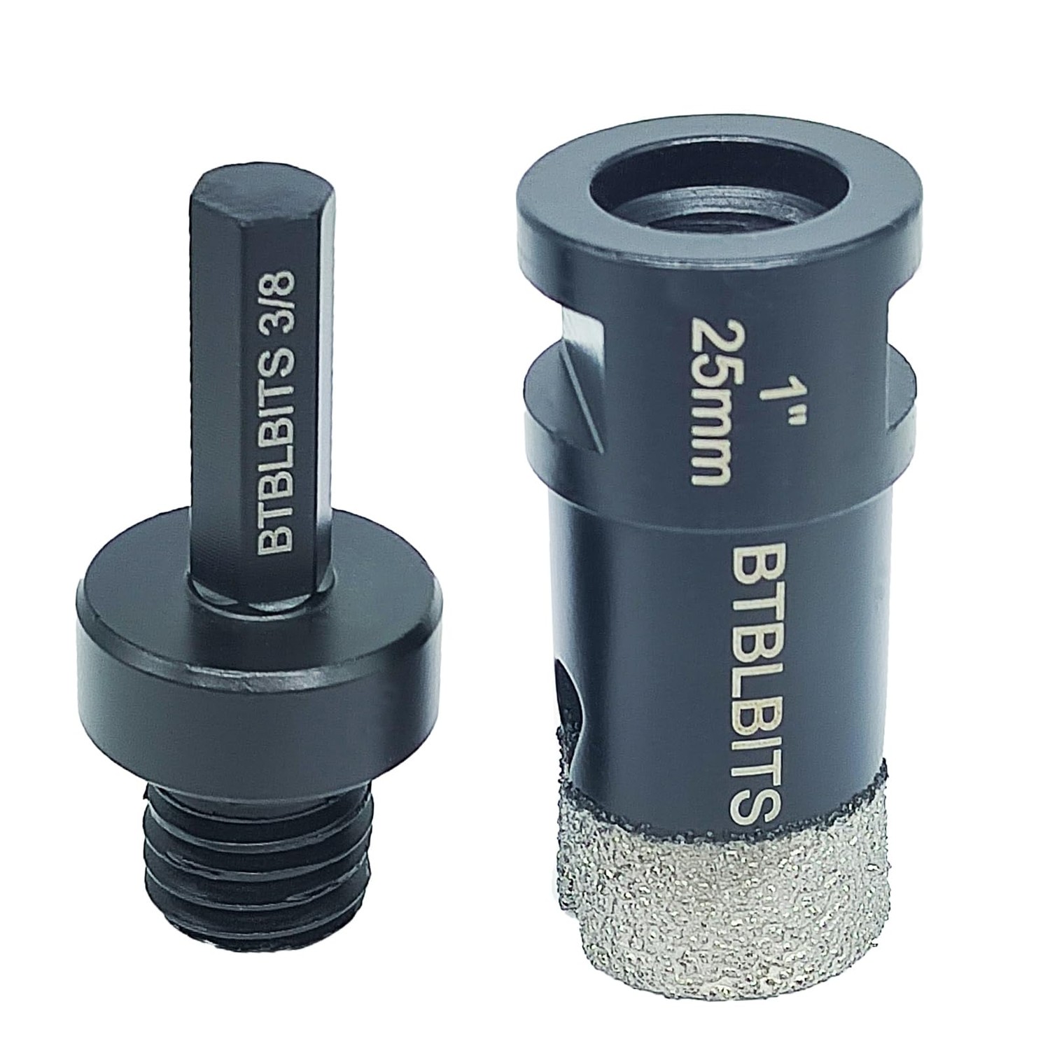 BTBLBITS Dry Diamond Core Drill Bit 1 Inch (25mm) 5/8-11 Thread Tile ...