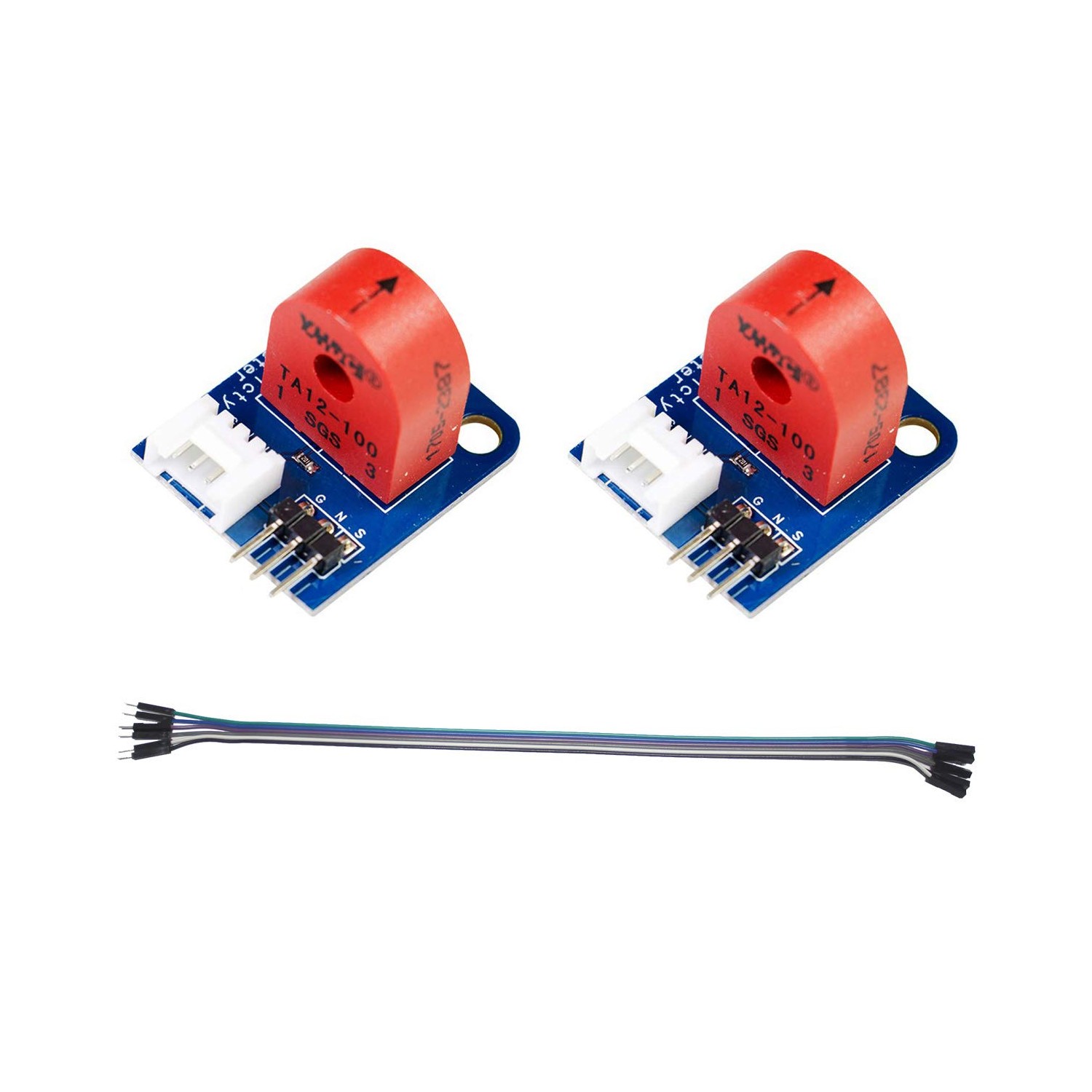 Youmile 2 Pieces Current Sensor Module Current Measuring Module Analog ...