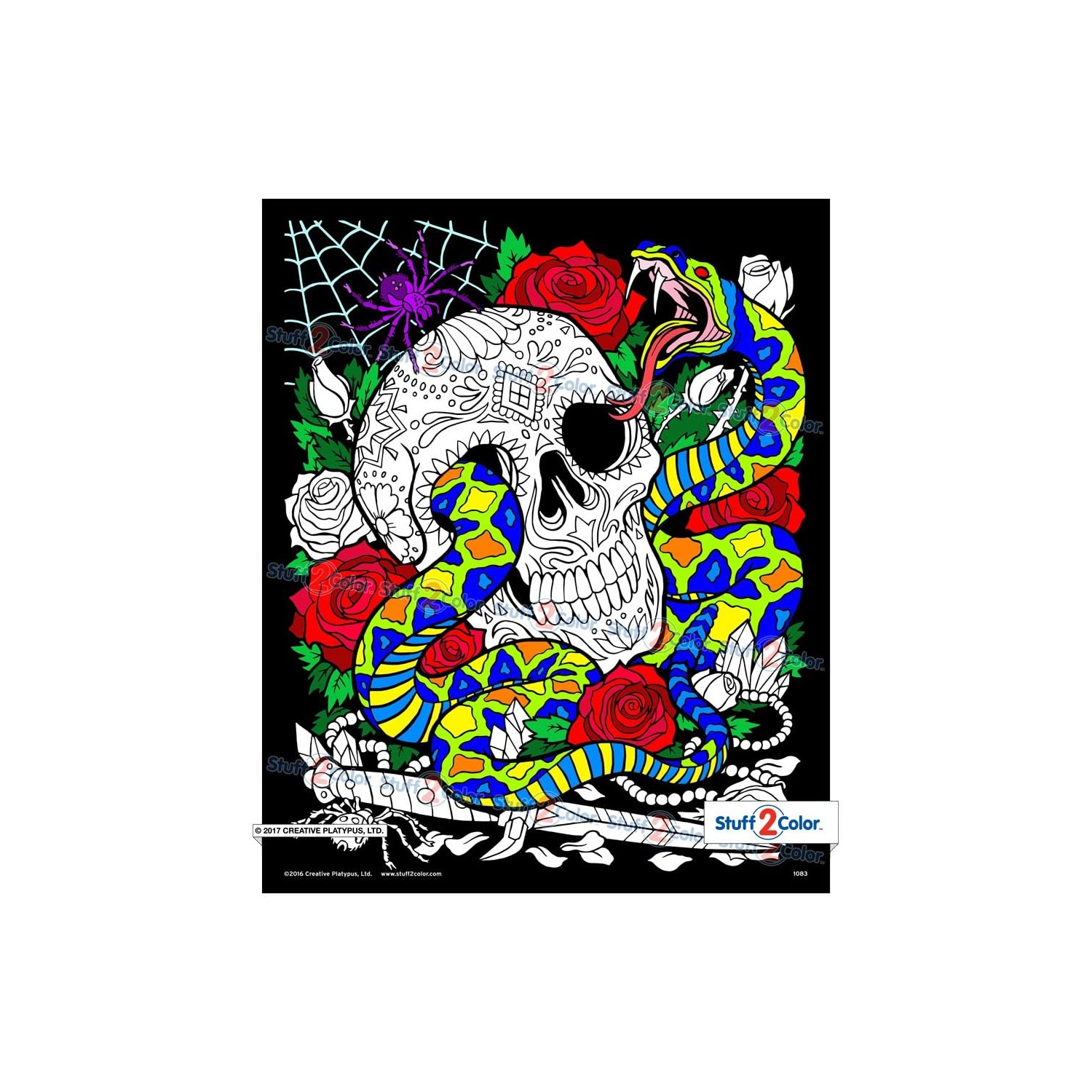 Snake Eyes - Fuzzy Coloring Poster for Kids and Adults (Arrives ...