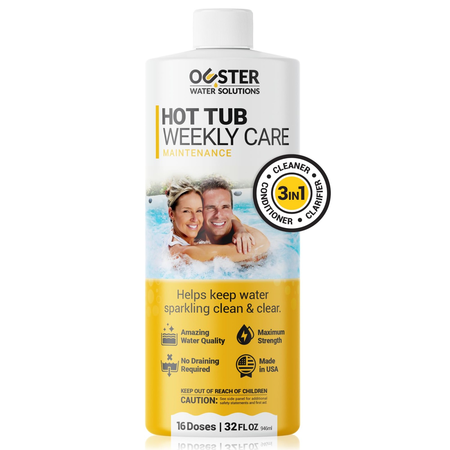 Bio Ouster 3in1 Weekly Hot Tub Cleaner, Conditioner, Clarifier - Hot ...
