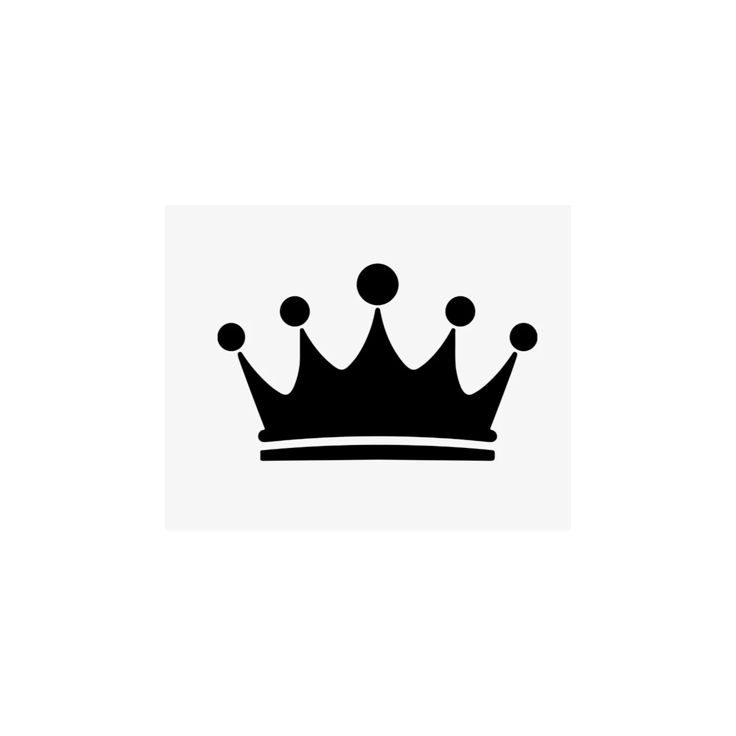 Oracal Crown Vinyl Sticker Decal King Queen - Choose Size & Color - 8 ...