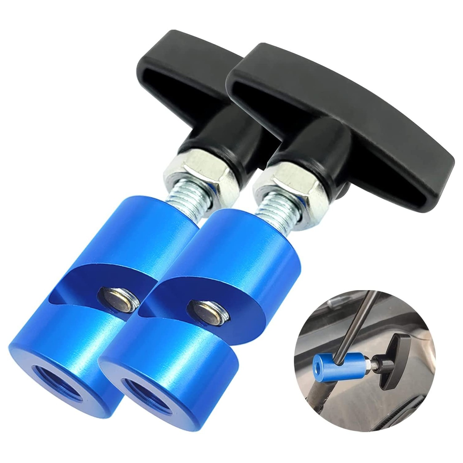 ZKTOOL 2PC Lift Support Clamp with Brass Core Protection, Hood Strut ...