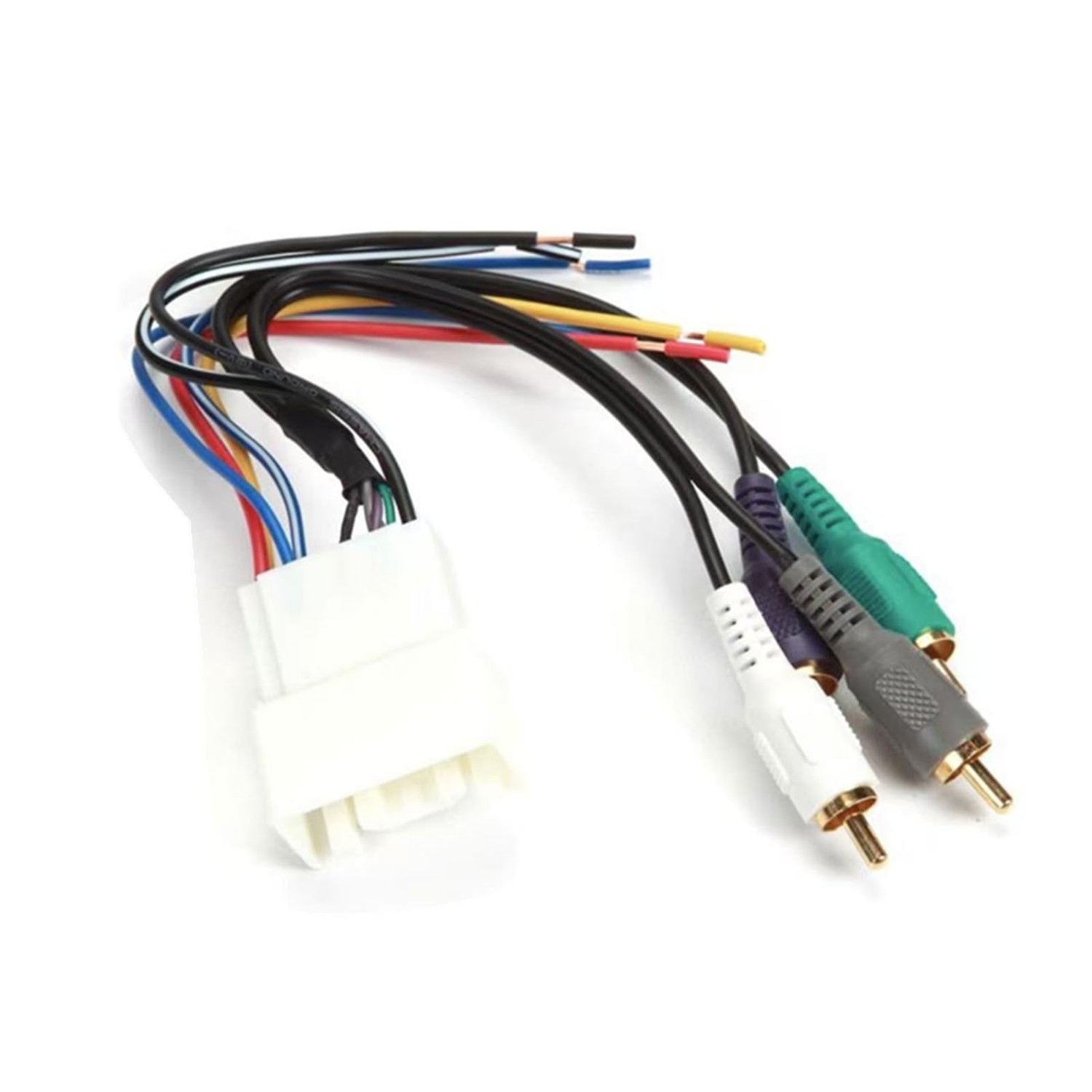 MAGIC MOTO 70-8113 Car Stereo Receiver Wiring Harness RCA Speaker ...
