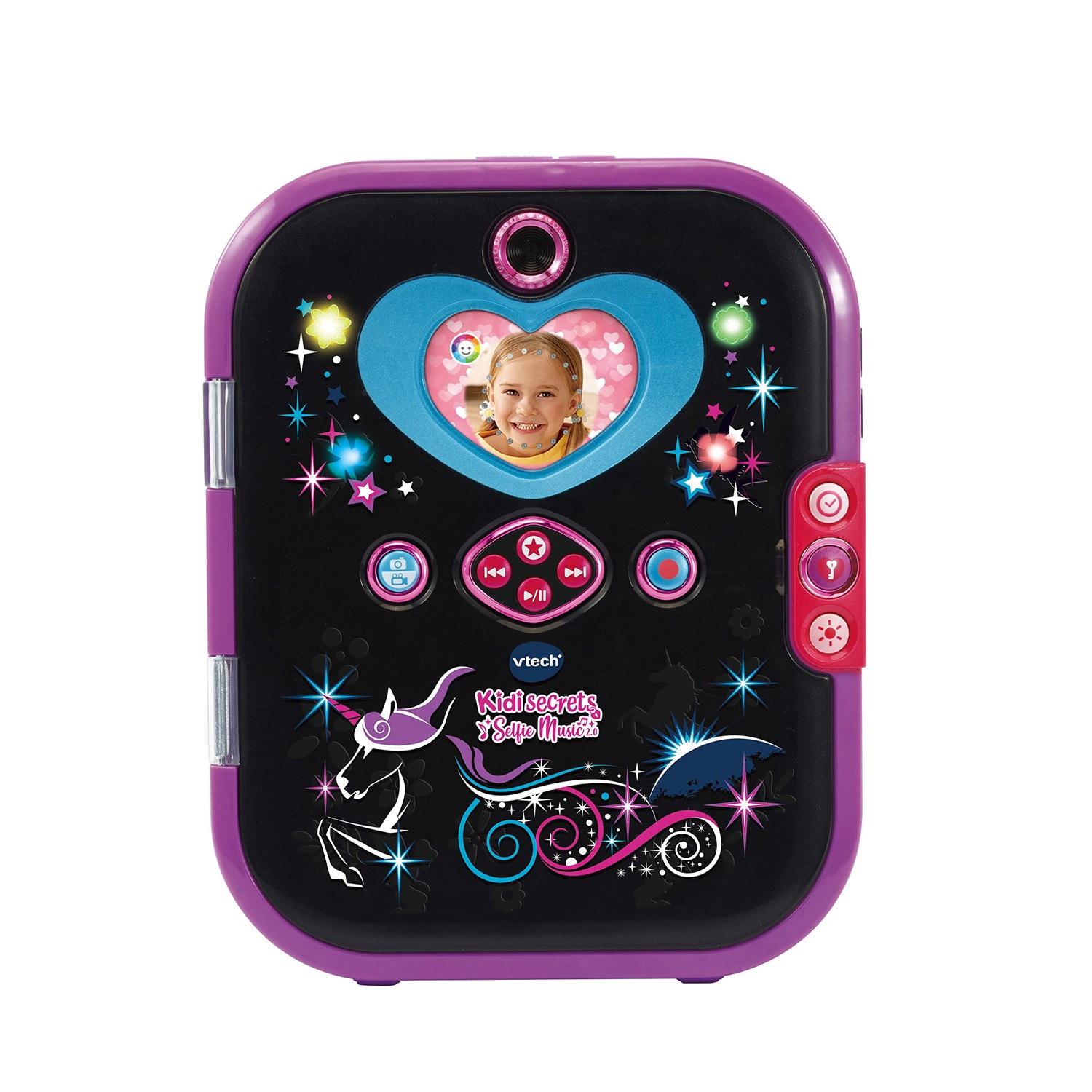 VTech Kidisecrets Selfie Music 2.0 Black - Children's Diary with 2 ...
