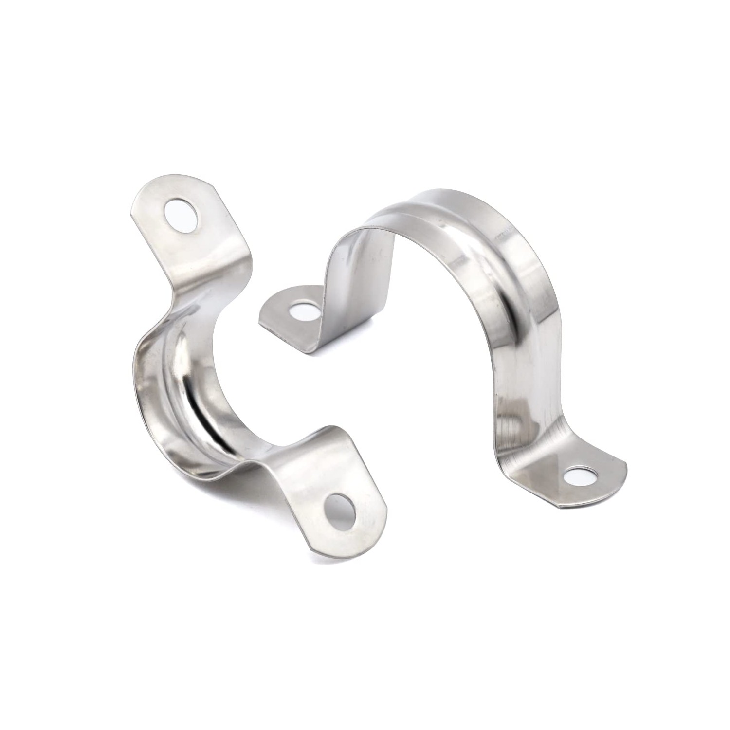 U-pipe clamps, 40 mm, pipe holder, stainless steel, 304 mounting clamp ...