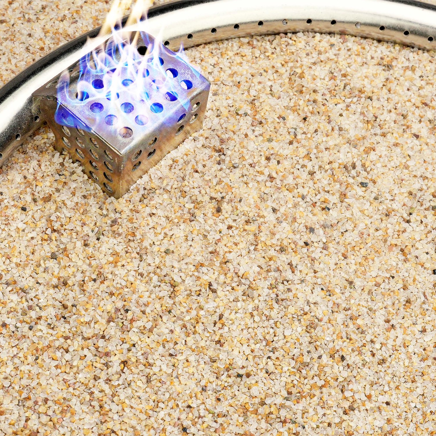 NUPICK 14-20 Mesh Silica Sand for Fire Pit, 5lb Coarse Sand for ...