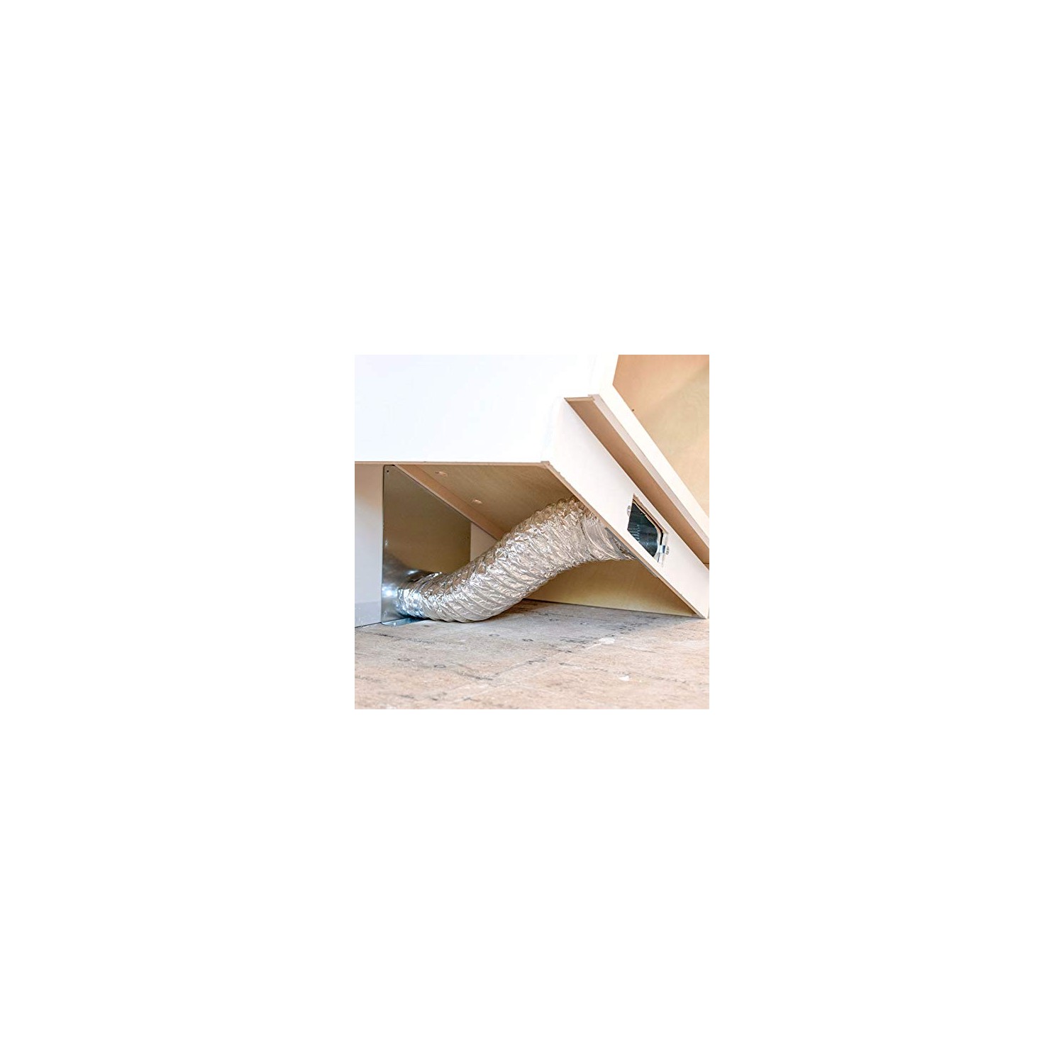 Toe Ductor, Wall Vent Under Cabinet Toe Kick Ducting Kit - ibspot.com