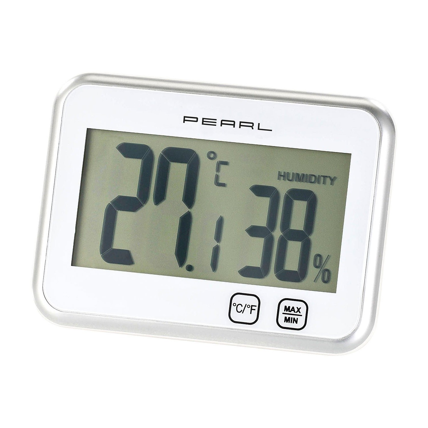 PEARL Digital Room Thermometer: Digital Thermometer & Hygrometer with ...