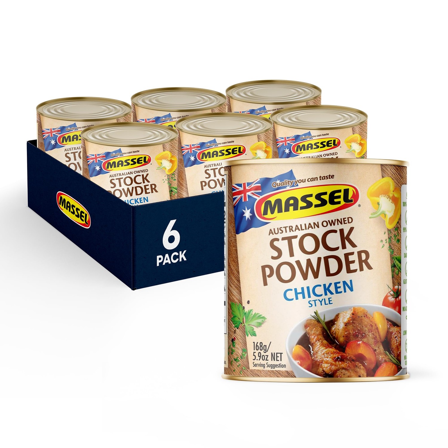 Massel Chicken Style Bouillon Powder, Gluten Free, Low Fodmap Stock ...