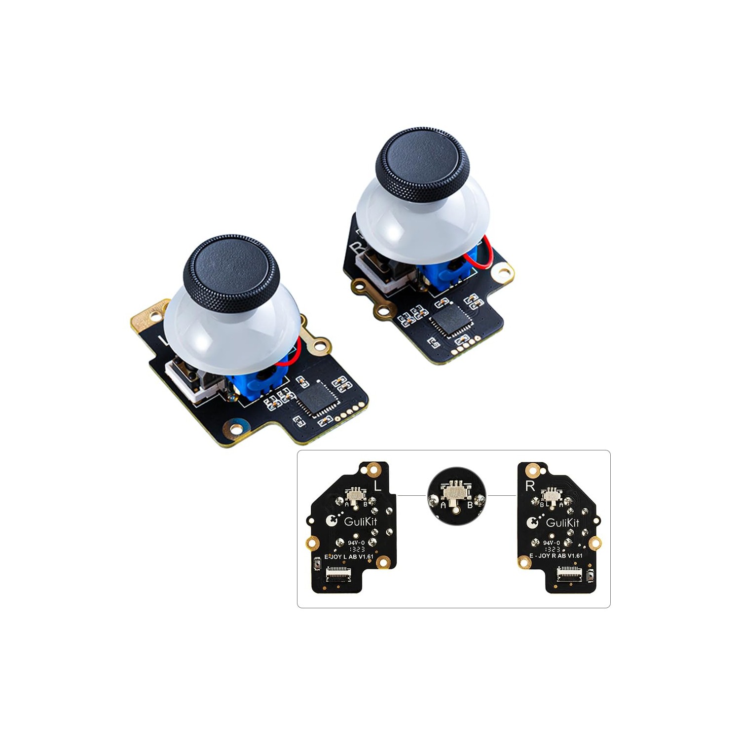 GuliKit Joystick for Steam Deck(Type A&B), No Drift Hall Effect Sticks ...